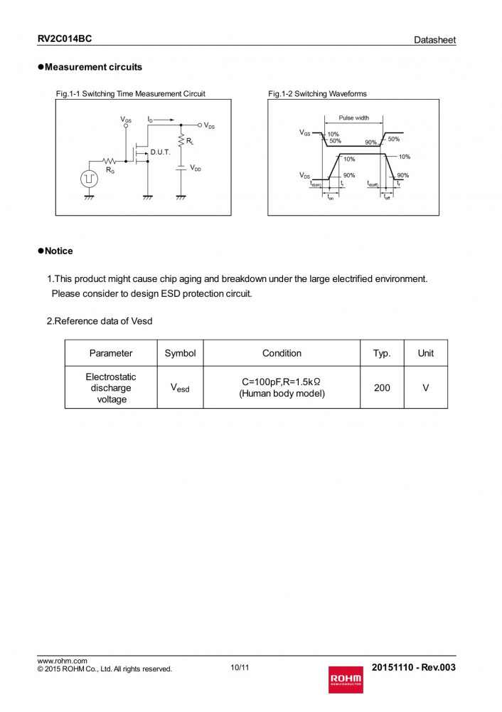 RV2C014BCT2CL technical document page 10
