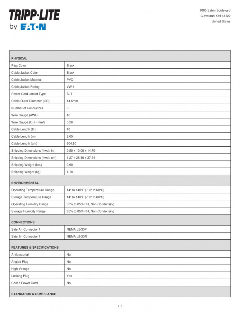 P046-010-LL-30A technical document page 2
