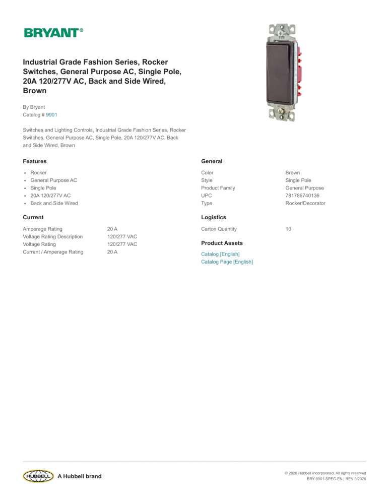 9901 product documentation page