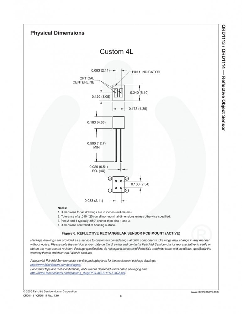 QRD1113 datasheet page 7