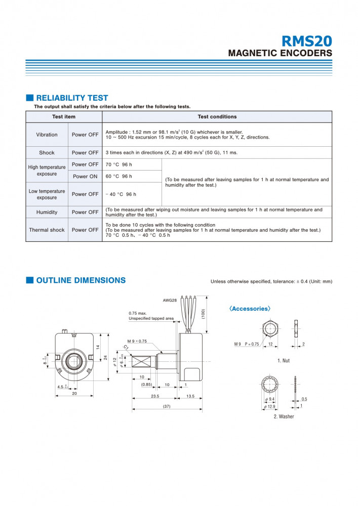Nidec RMS20 series document page 2