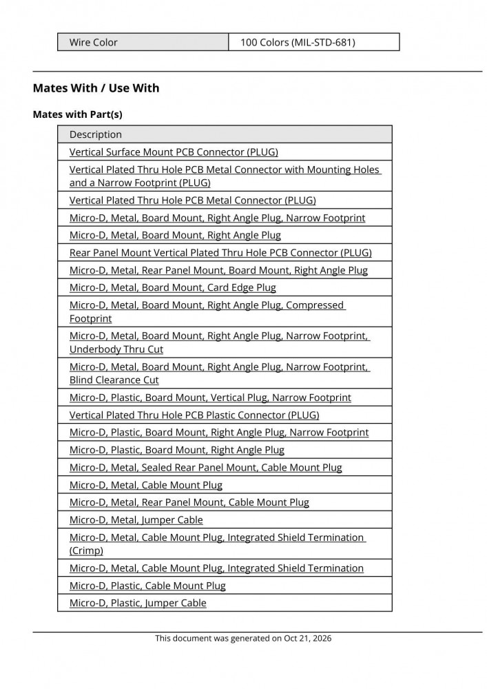 MOLEX AirBorn M Series Micro-D document page 3