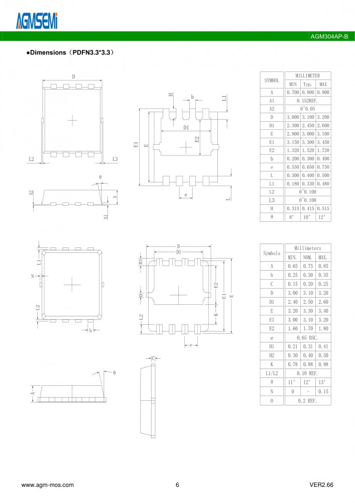 AGM304AP-B datasheet page 6