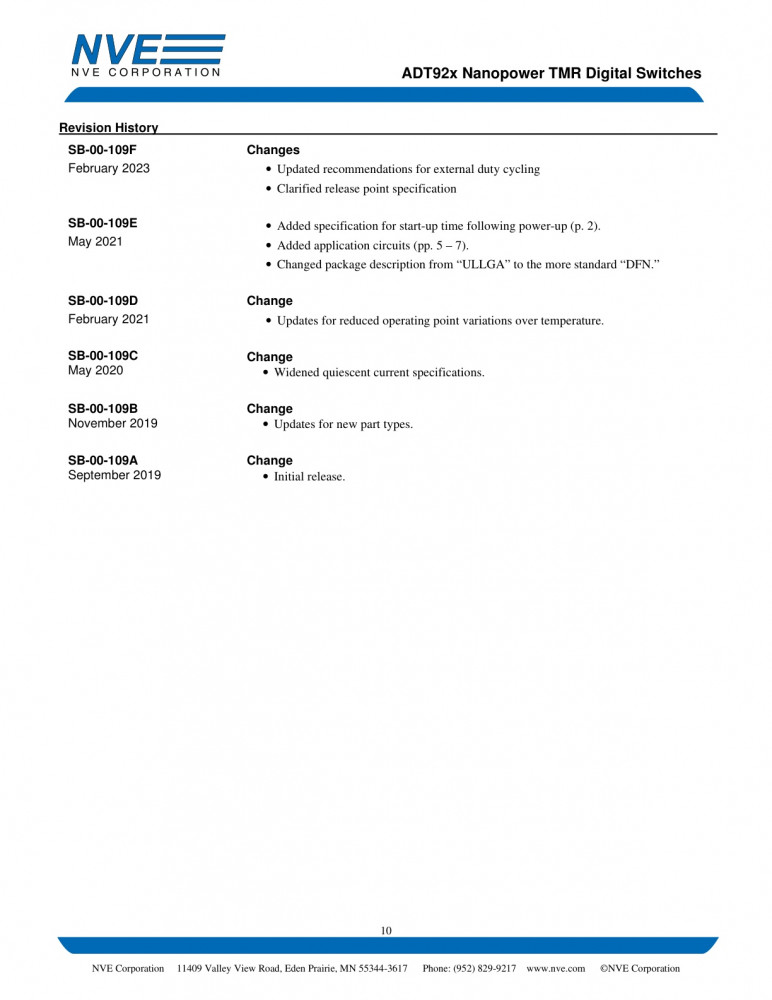 ADT923-14E technical document page 10