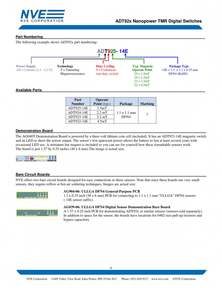 ADT923-14E technical document page 8