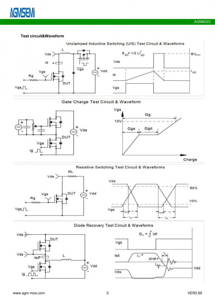 AGM602C datasheet page 3