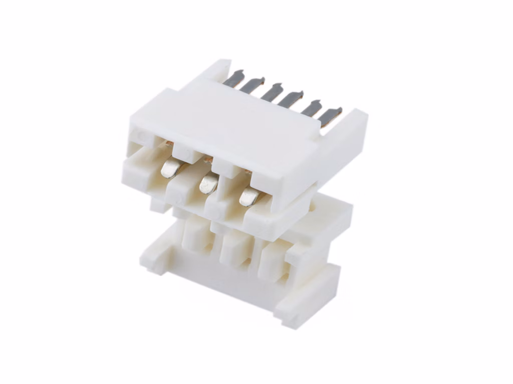 Appli-Mate RAST 2.5 IDT Housing, 2.50mm Pitch, Female, 5 Circuits, All Position Keys, Slotted Endwalls, Polarizing Rib Between 4/5