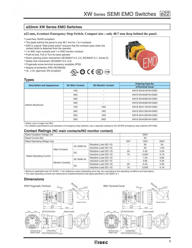 IDEC technical document page 5