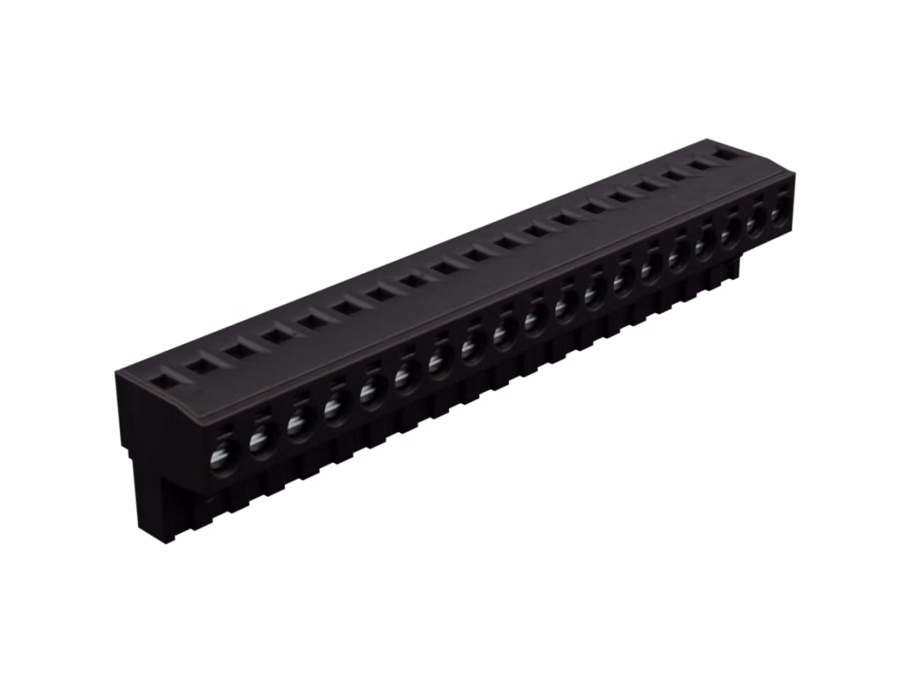 5.08mm Pitch Eurostyle Horizontal Plug, with Reverse Imprinting, Gold (Au) Plated, Black, 19 Circuits for sale