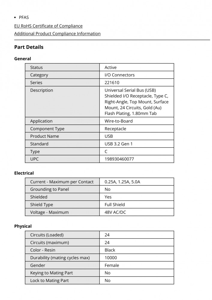 2216100004 technical document page 2