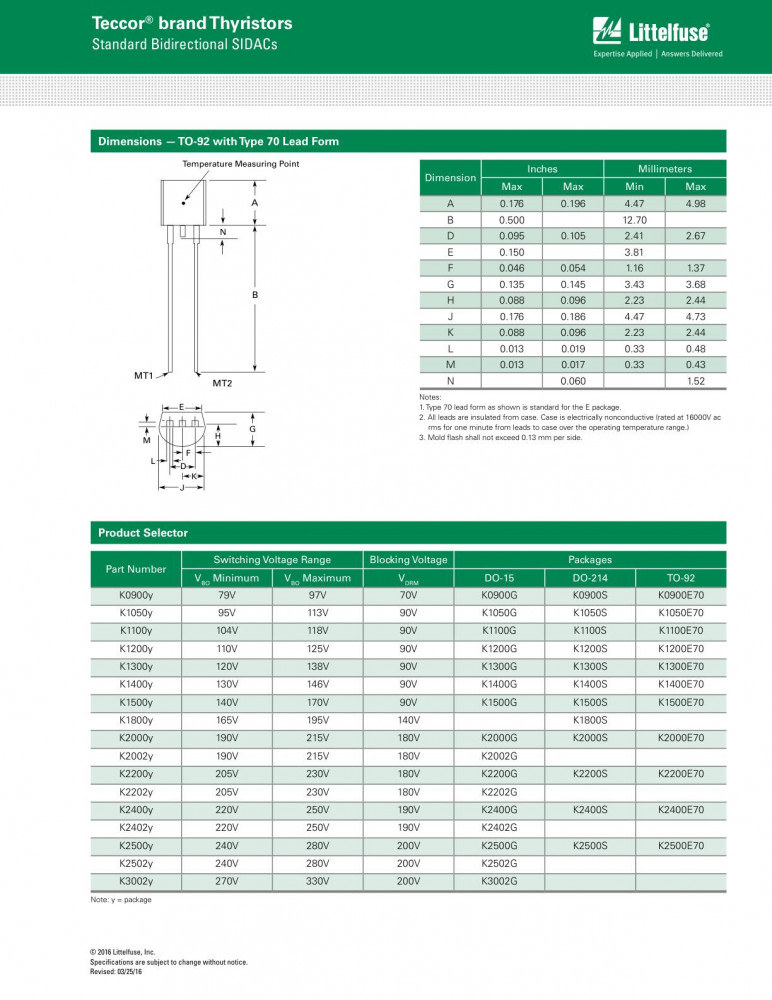K1300SRP datasheet page 8