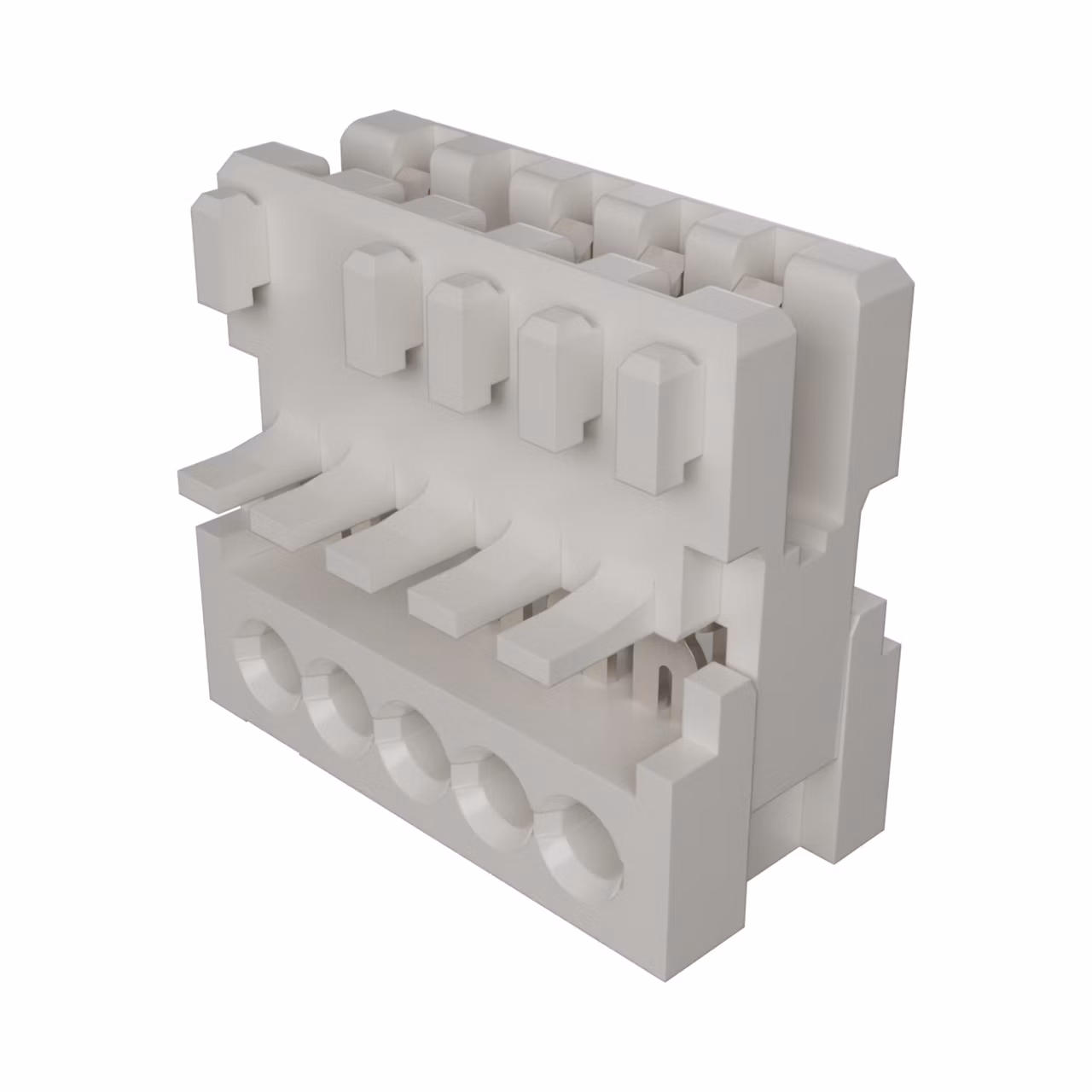 Appli-Mate RAST 2.5 IDT Housing, 2.50mm Pitch, Direct/Indirect, Female, 5 Circuits, Position Key B Removed, Voided Circuit 2 for sale