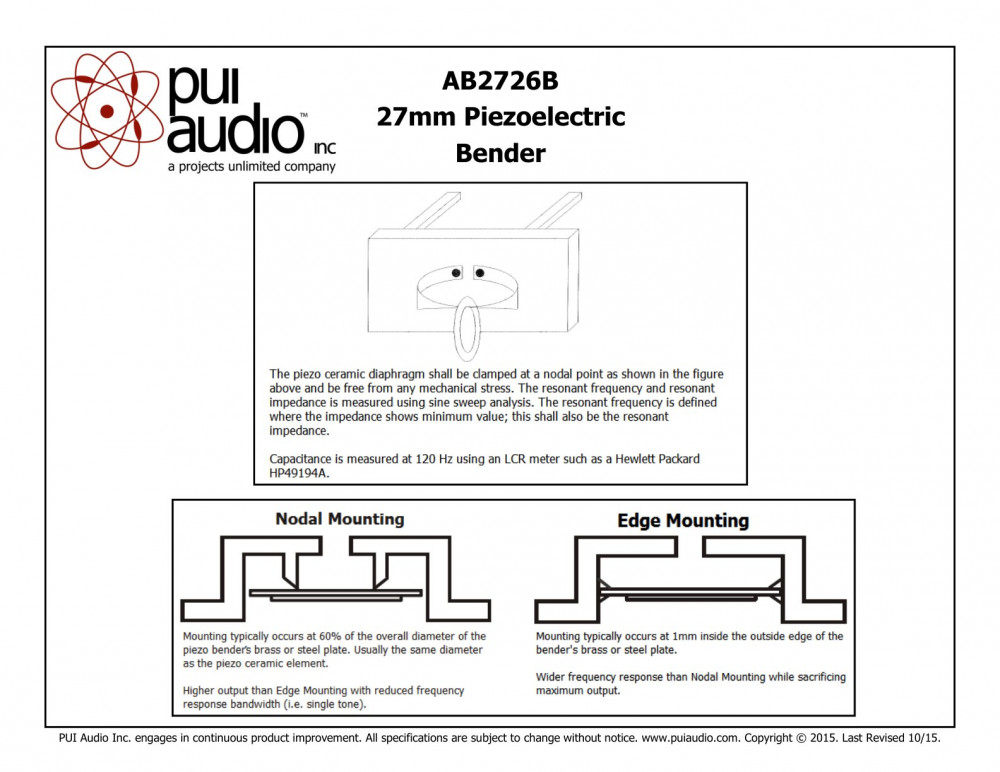 AB2726B product document, page 2