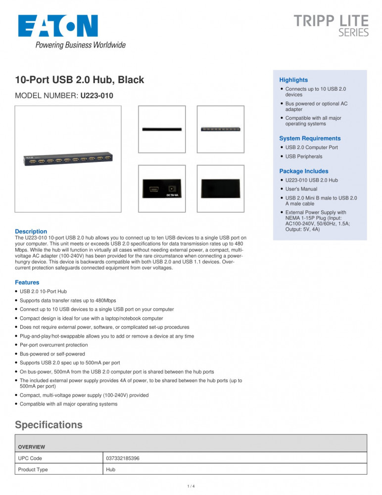 U223-010 document page 1
