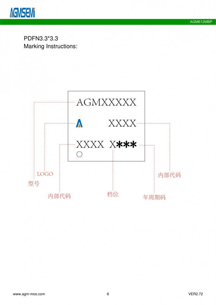 AGM612MBP datasheet page 6