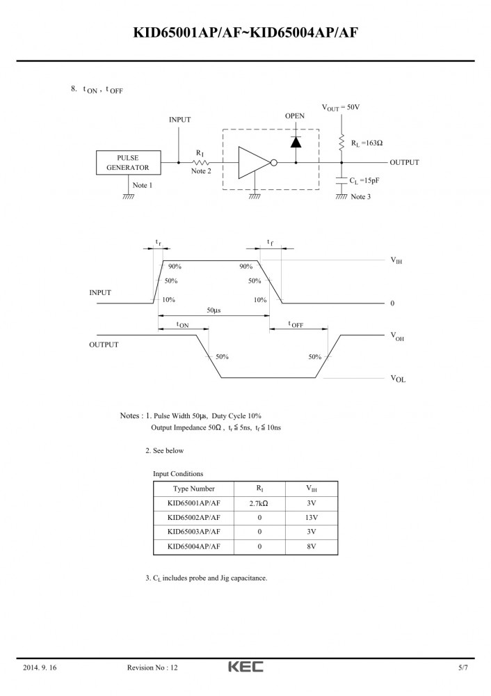 KEC KID65003AF-EL/PC datasheet page 5