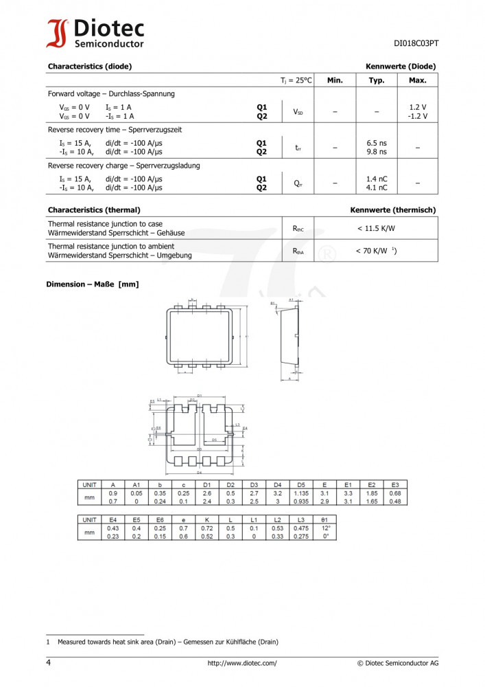 DIOTEC DI018C03PT-Q datasheet page 4