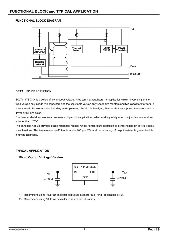 SCJT1117B datasheet page 4