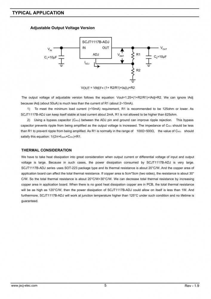 SCJT1117B datasheet page 5