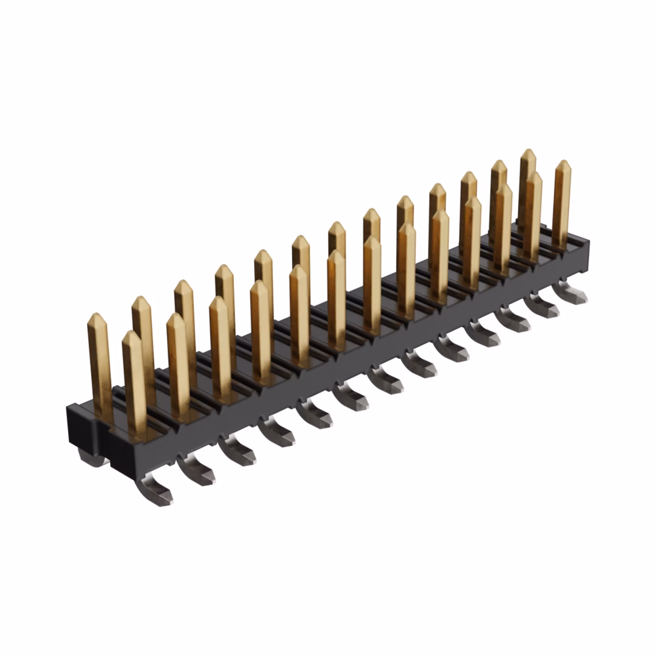 2.00mm Pitch Milli-Grid Header, Vertical, Through Hole, 26 Circuits, 0.76µm Gold (Au) Plating, Mating Pin Length 4.00mm, Tail Length 4.20mm, Tray, Lead-Free