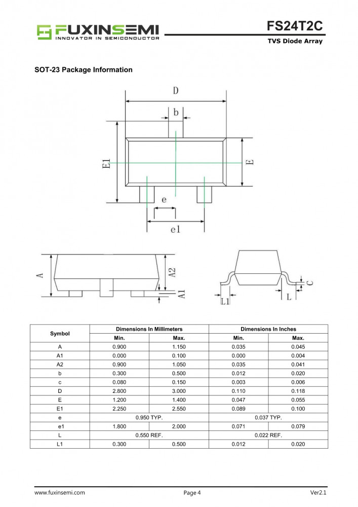FS24T2C datasheet page 4