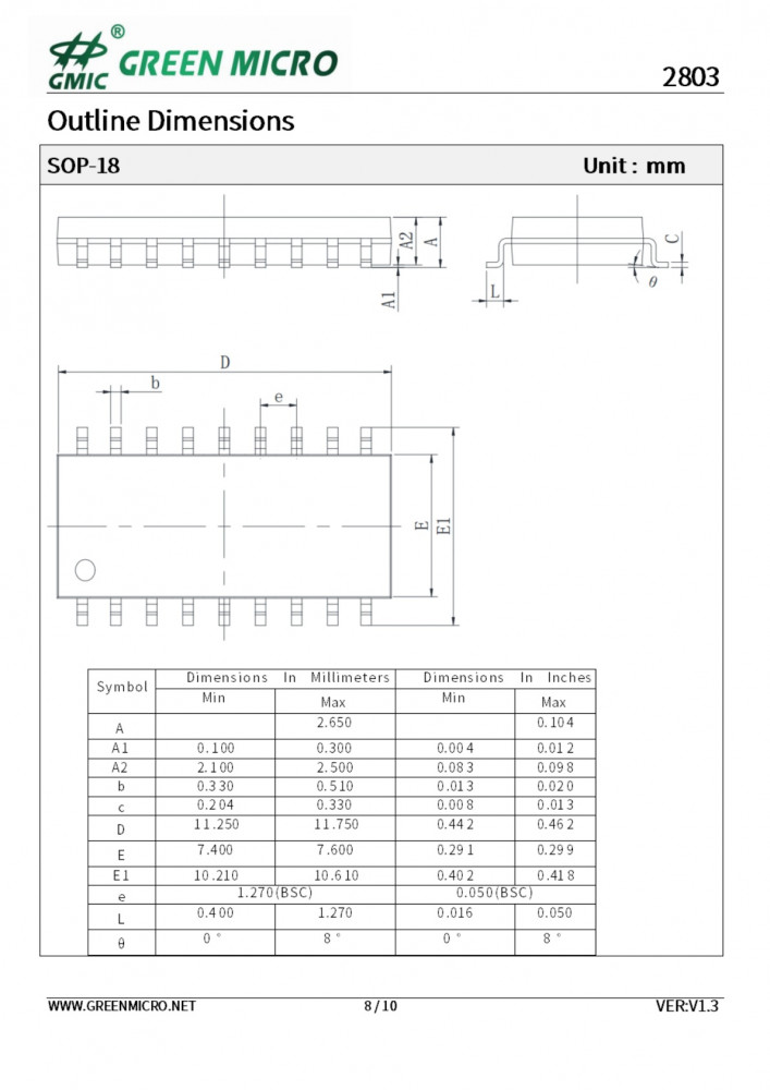 ULN2803 datasheet page 8