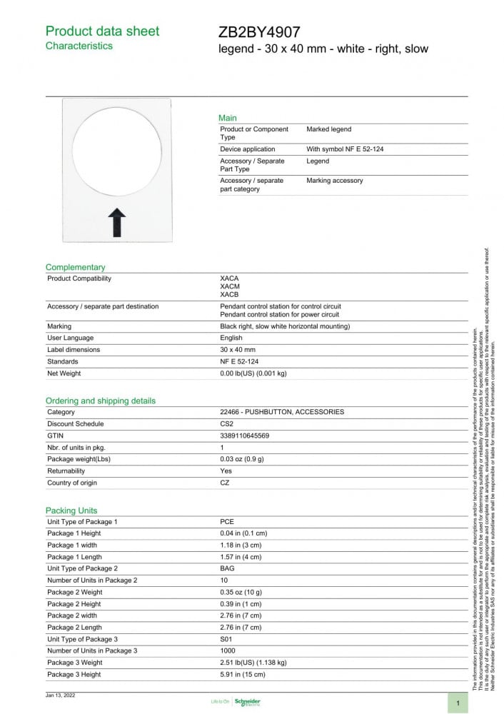 ZB2BY4907 technical document page 1