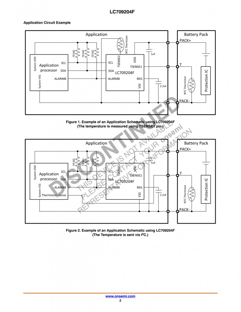 LC709204F datasheet page 2