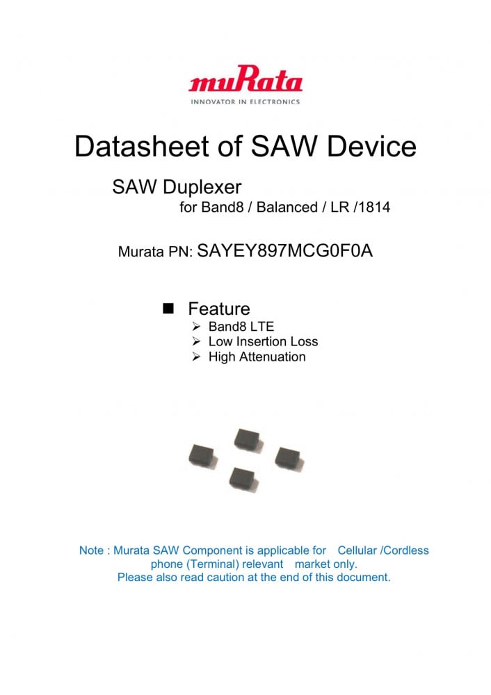 SAYEY897MCG0F0AR00 datasheet page 1
