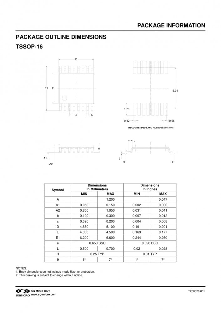 SGM4519 datasheet page 6
