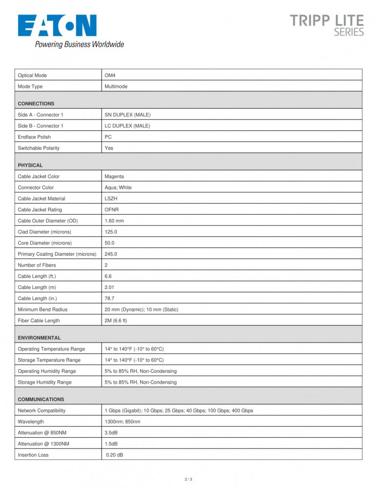 N823L-02M-MG technical document page 2
