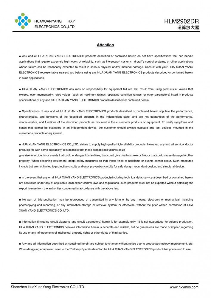 HLM2902DR datasheet page 8