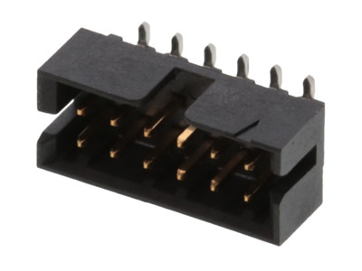2.00mm Pitch, Milli-Grid PCB Header, Dual Row, Vertical, Surface Mount, Shrouded, 16 Circuits, 0.05µm Gold (Au) Plating, Dual Side Slots, Dual Friction Locks, Center Polarization, Tube