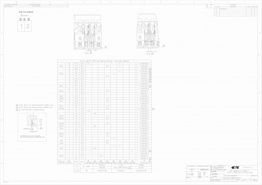 TE Connectivity drawing page 4