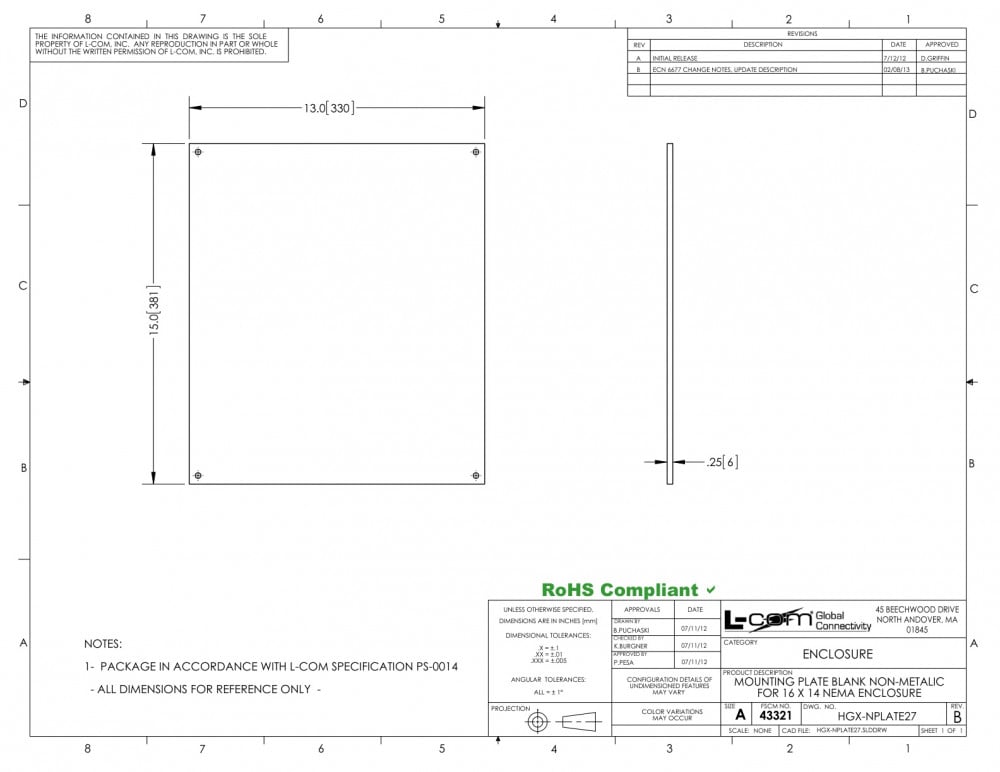 HGX-NPLATE27 technical document page