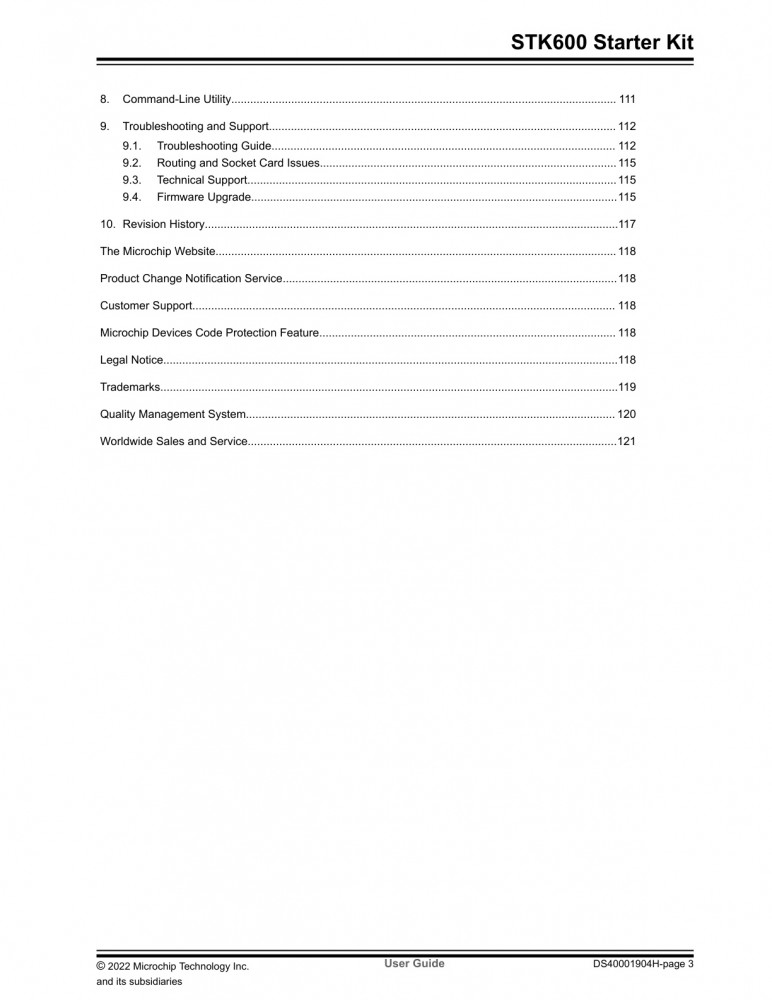 STK600 User Guide page 3