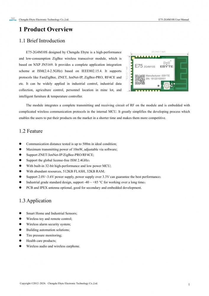 E75-2G4M10S manual page 3