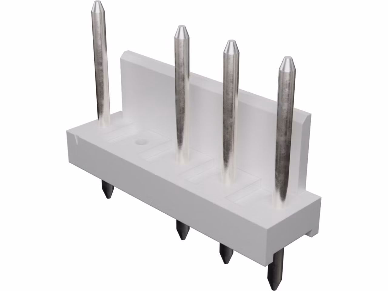 KK Header, Vertical, with Polarizing Backwall, 5 Circuits, Tin (Sn) Plating, Circuit 2 Voided for sale