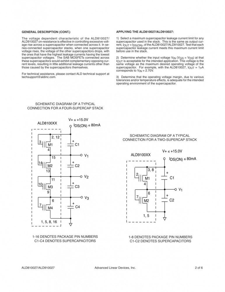 ALD810027 datasheet page 2