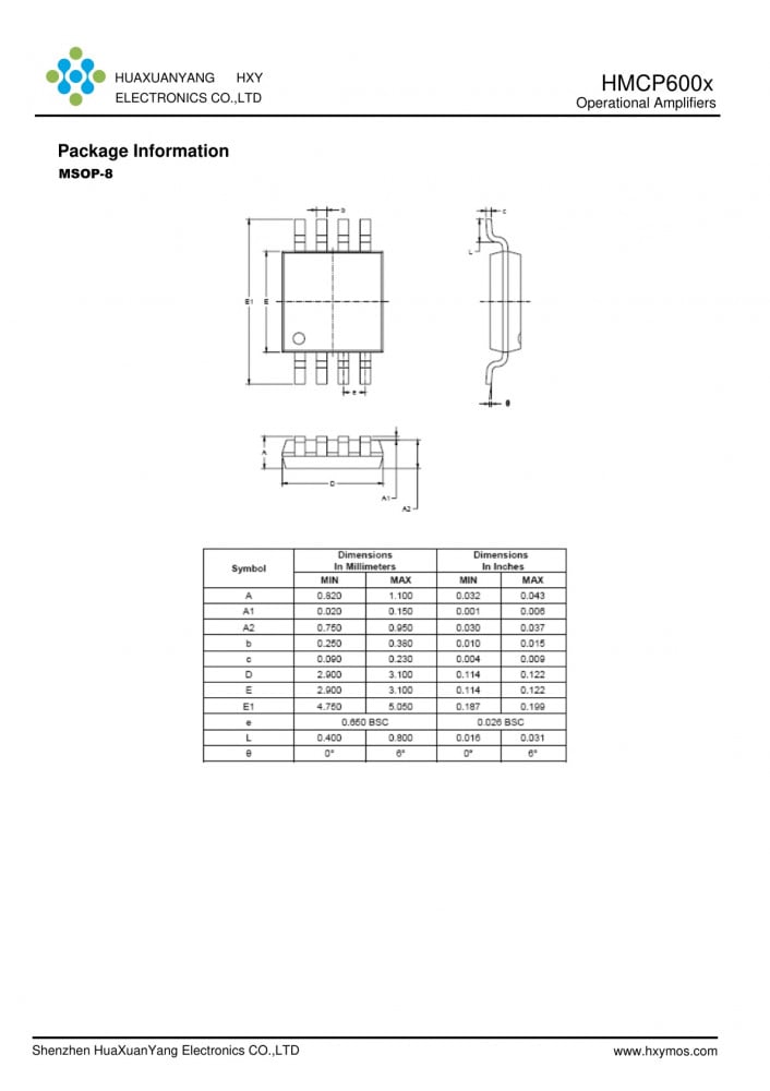 HMCP6004T-I/SL datasheet page 10
