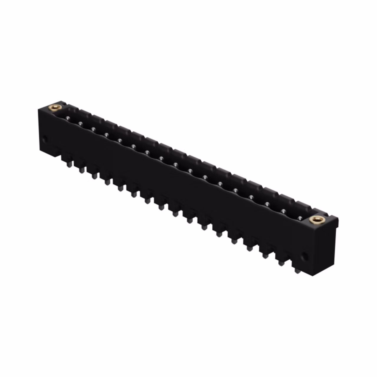 5.00mm Pitch Eurostyle Vertical PCB Header, with Threaded Retention Inserts, 17 Circuits for sale