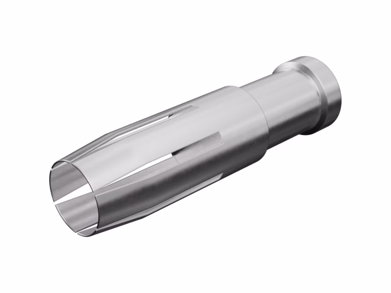 Heavy-Duty Turned Crimp Contact for 40A Modules, Female, Silver (Ag) Plated Copper Alloy, 10.00mm² (7 AWG), 100 per Bag for sale