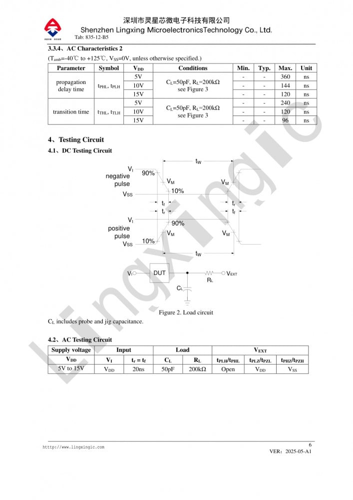 CD4019BM(LX) datasheet page 8