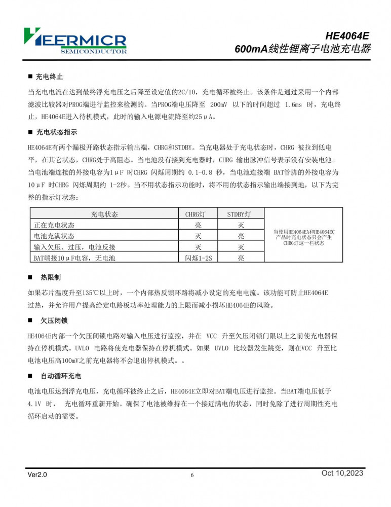 HE4064EA datasheet page 6