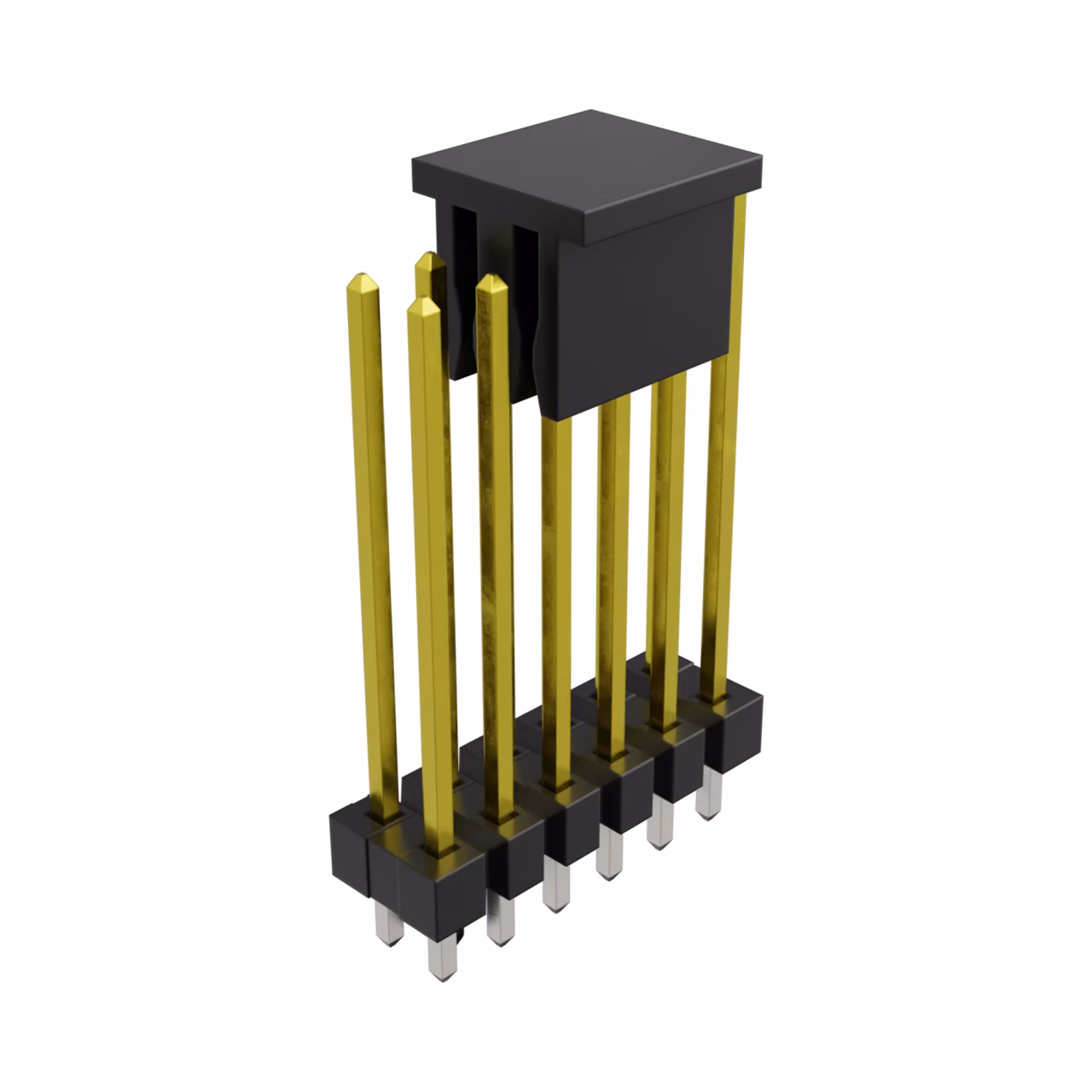 C-Grid Header, 2.54mm Pitch, Through Hole, Dual Row, Vertical, 78 Circuits, 0.38µm Gold (Au) Plating, Bag Packaging, Lead-Free