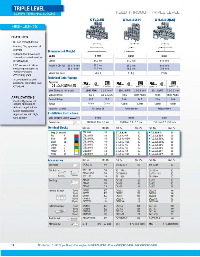 EPCTL2.5U technical document page 1