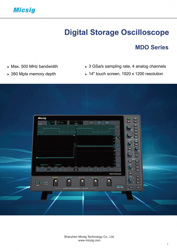 MDO2504 documentation page 1