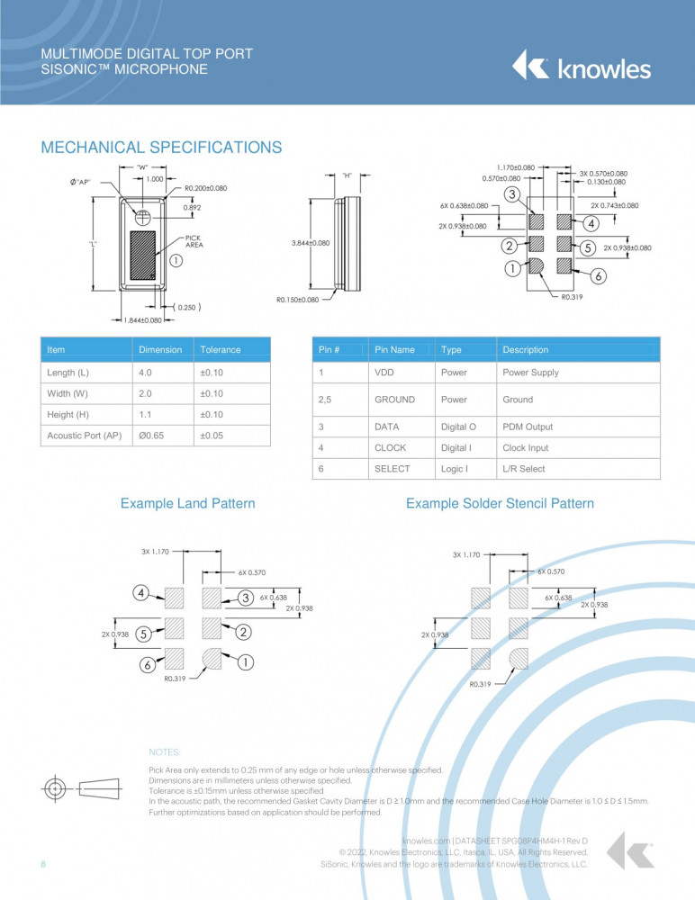SPG08P4HM4H-1 datasheet page 8