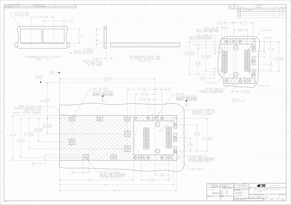 TE Connectivity 2227302 drawing page 2