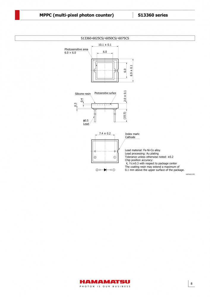 S13360-3075PE datasheet page 8